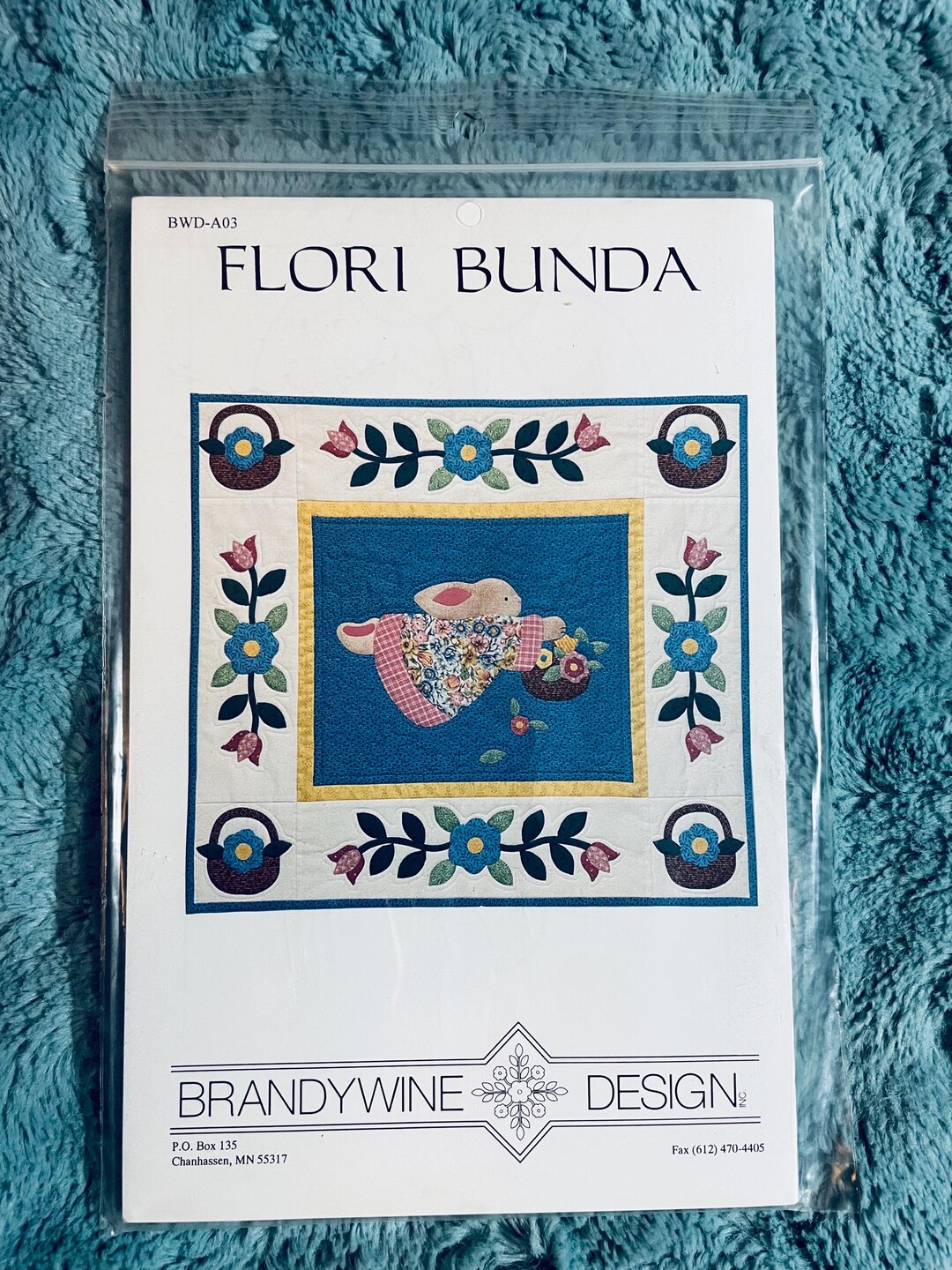 FLORI BUNDA Brandywine Design Applique Quilt Pattern by Lydia Quigley ...