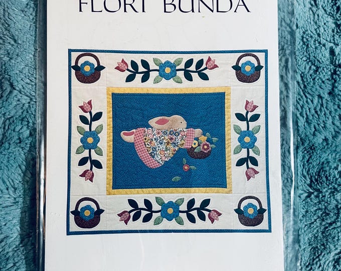 FLORI BUNDA Brandywine Design Applique Quilt Pattern by Lydia Quigley ...