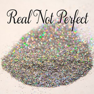 Winter Ice Blue Silver Holographic Polyester Glitter Fine | Etsy