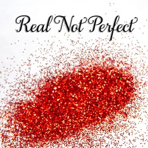 Cardinal Red Glitter Hexagon Shaped Polyester Fine Size - Etsy