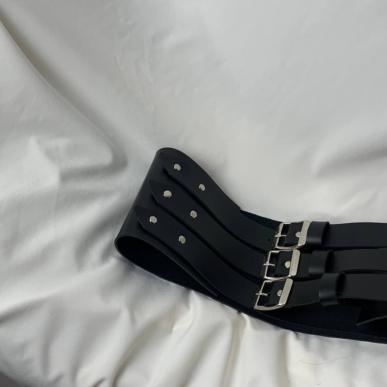 Gothic Vegan Leather Corset Belt Steampunk Accessory Gothic Fashion ...