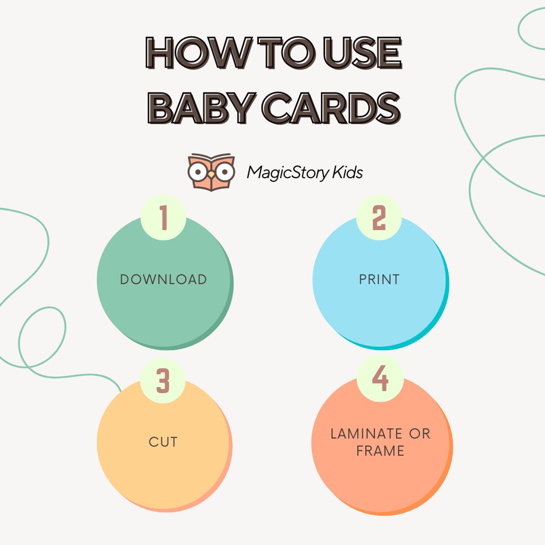 20 Printable Sensory Baby Cards, High Contrast Montessori Flashcards ...