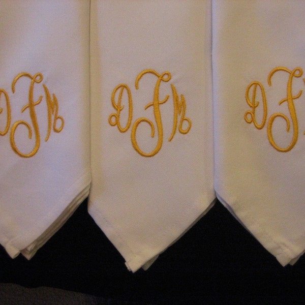 Monogram Napkins - Etsy