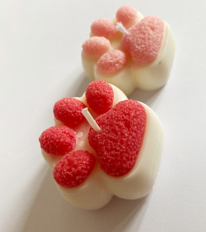 Textured Paw of Hope, Handmade Soy Wax Candle - Etsy