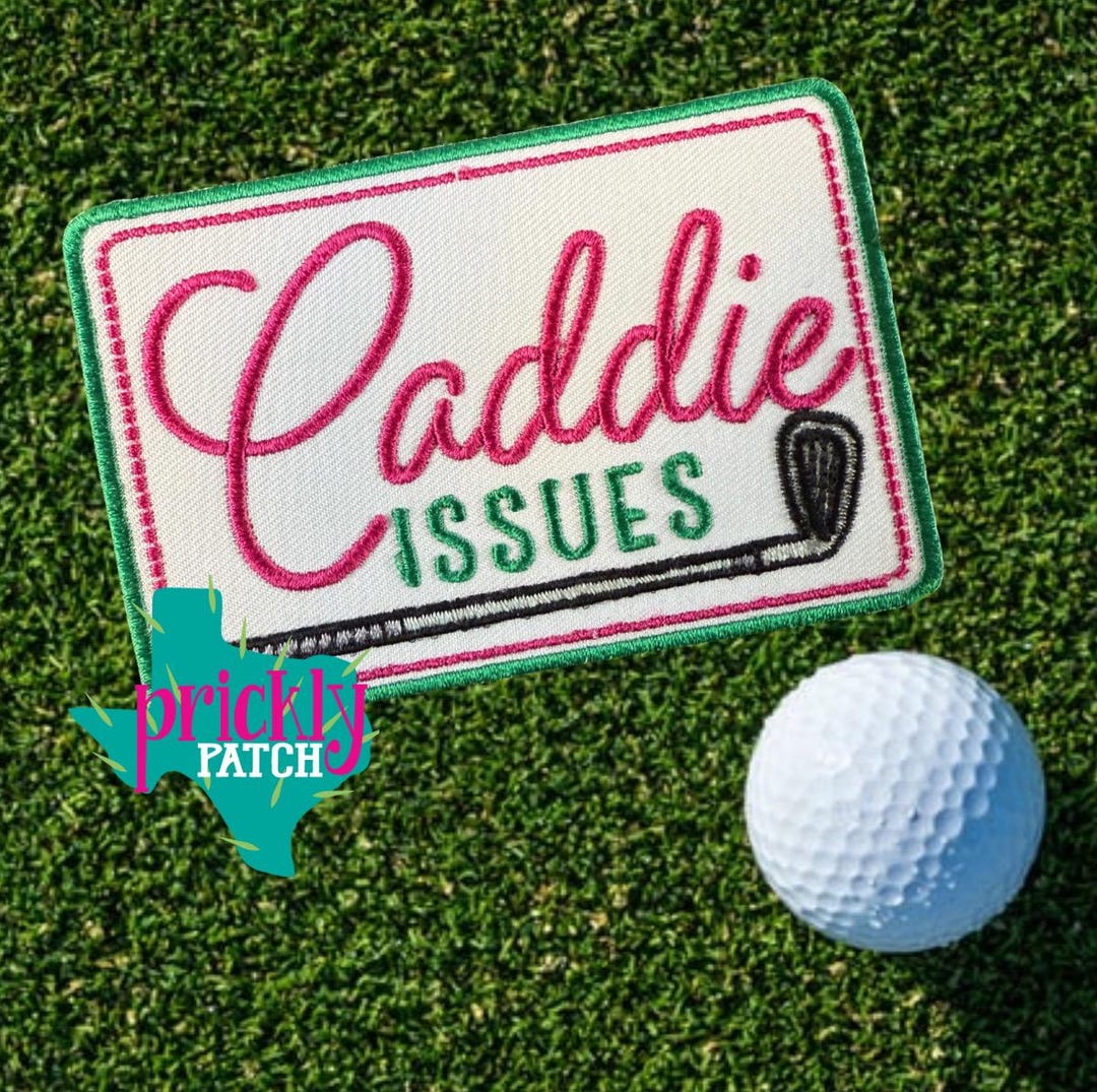 Caddie Issues Golf Patch - Etsy
