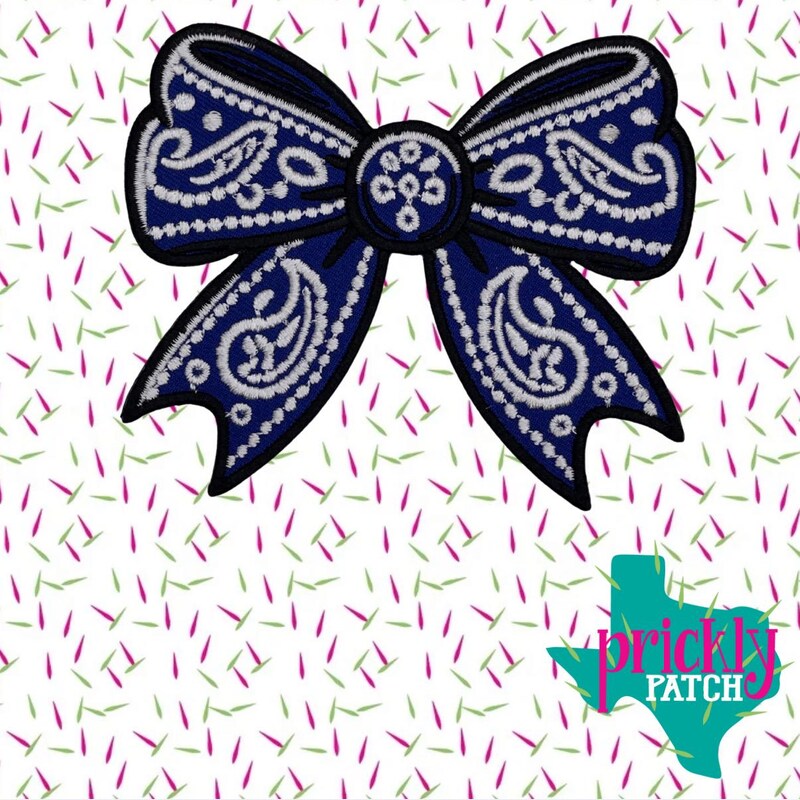 Bow Patches Embroidered - Etsy