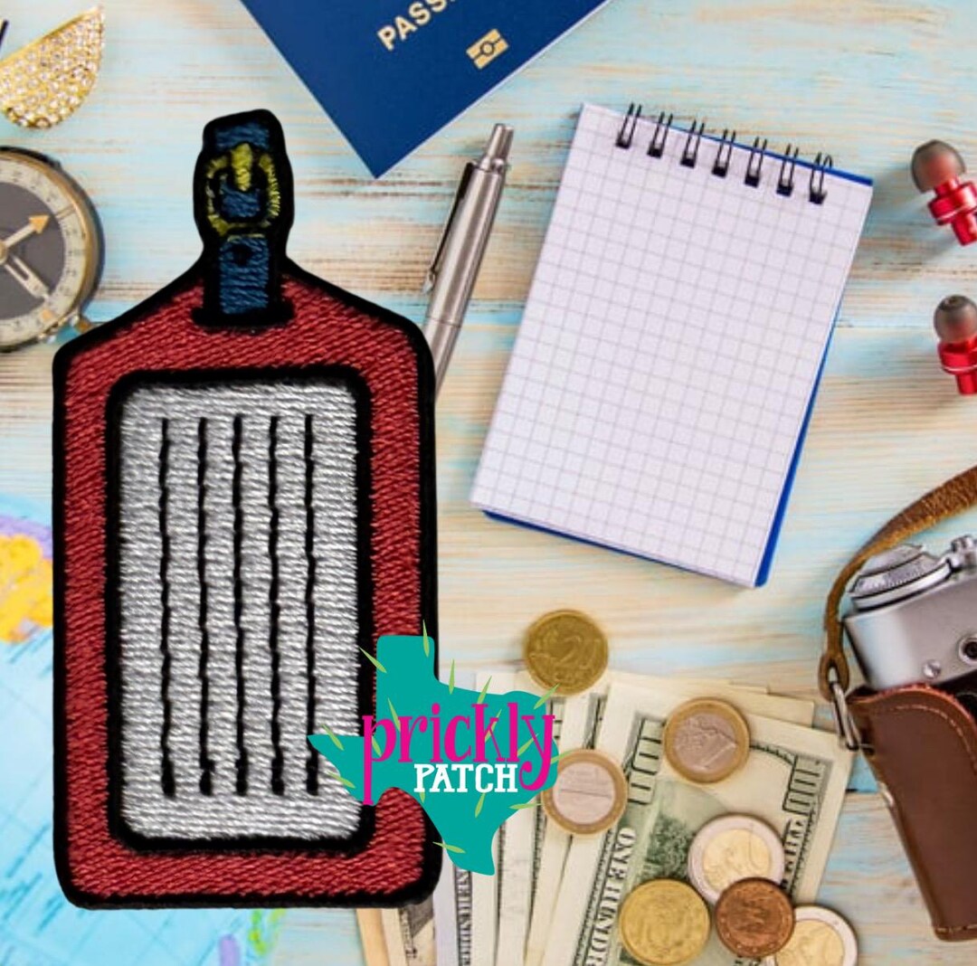 Luggage Tag Patch - Etsy