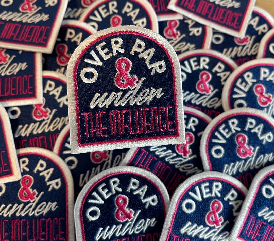 Over Par & Under the Influence Pink Golf Patch - Etsy