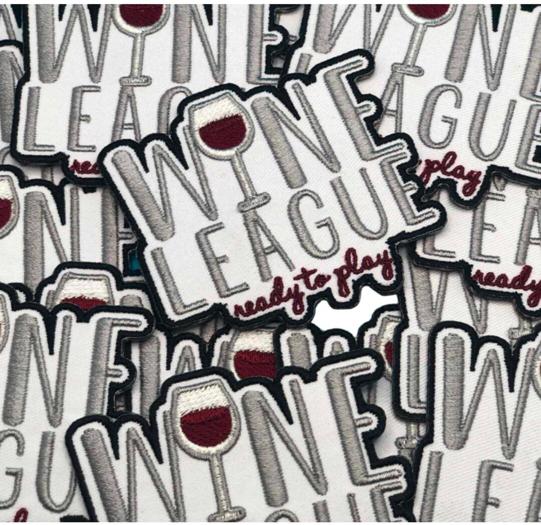 Wine League Patch - Etsy