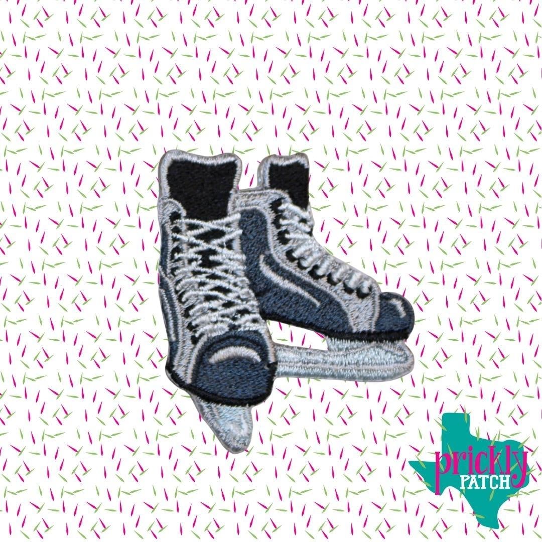 Hockey Skates Patch - Etsy