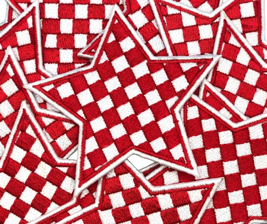 Star Patch - Red - Etsy