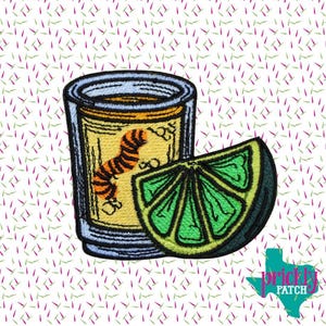 Tequila Shot Patch - Etsy