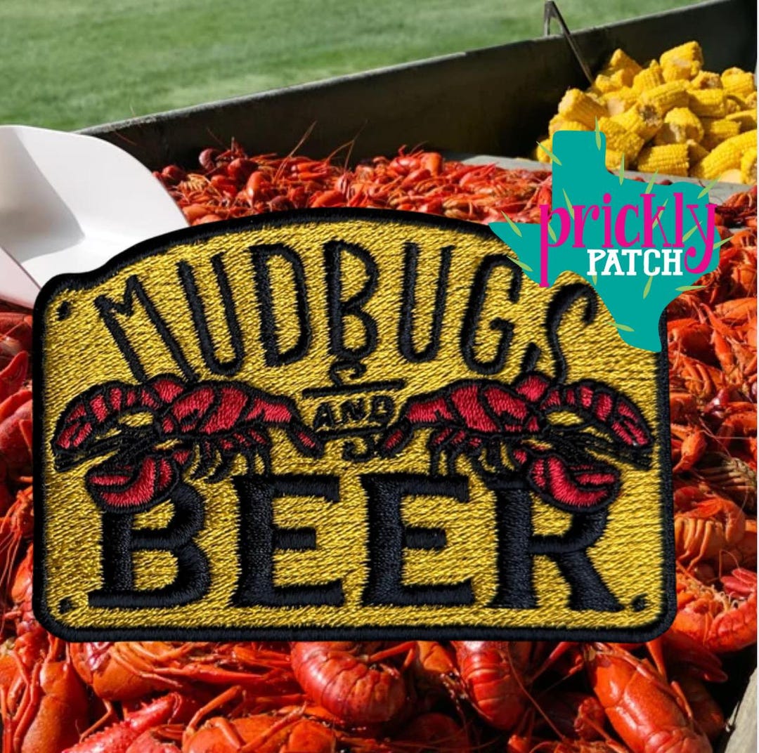 Mud Bugs & Beer Patch - Etsy