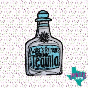 Tequila Bottle Patch - Etsy