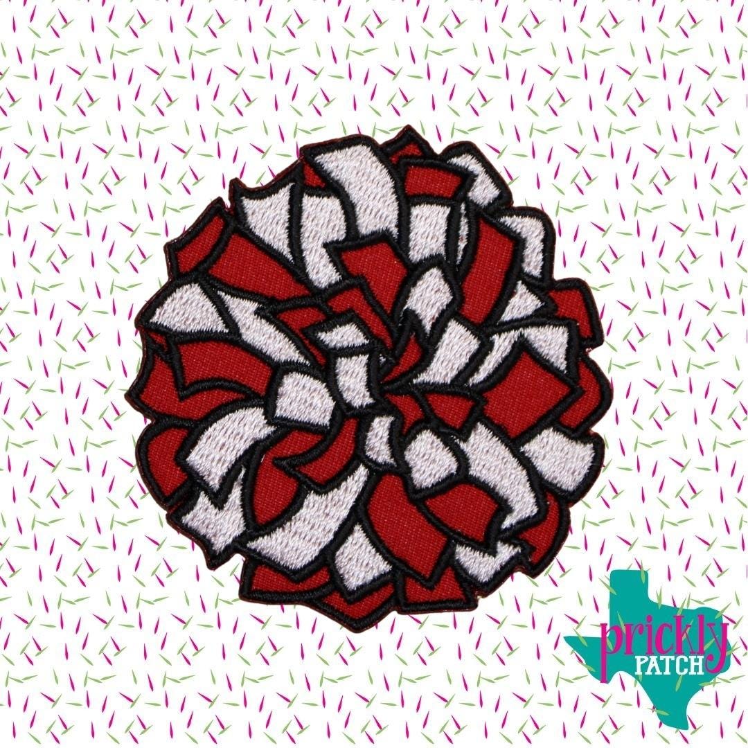 Spirit Pom Patch - Red - Etsy
