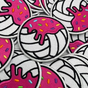 Volleyball Drip Patch - Etsy