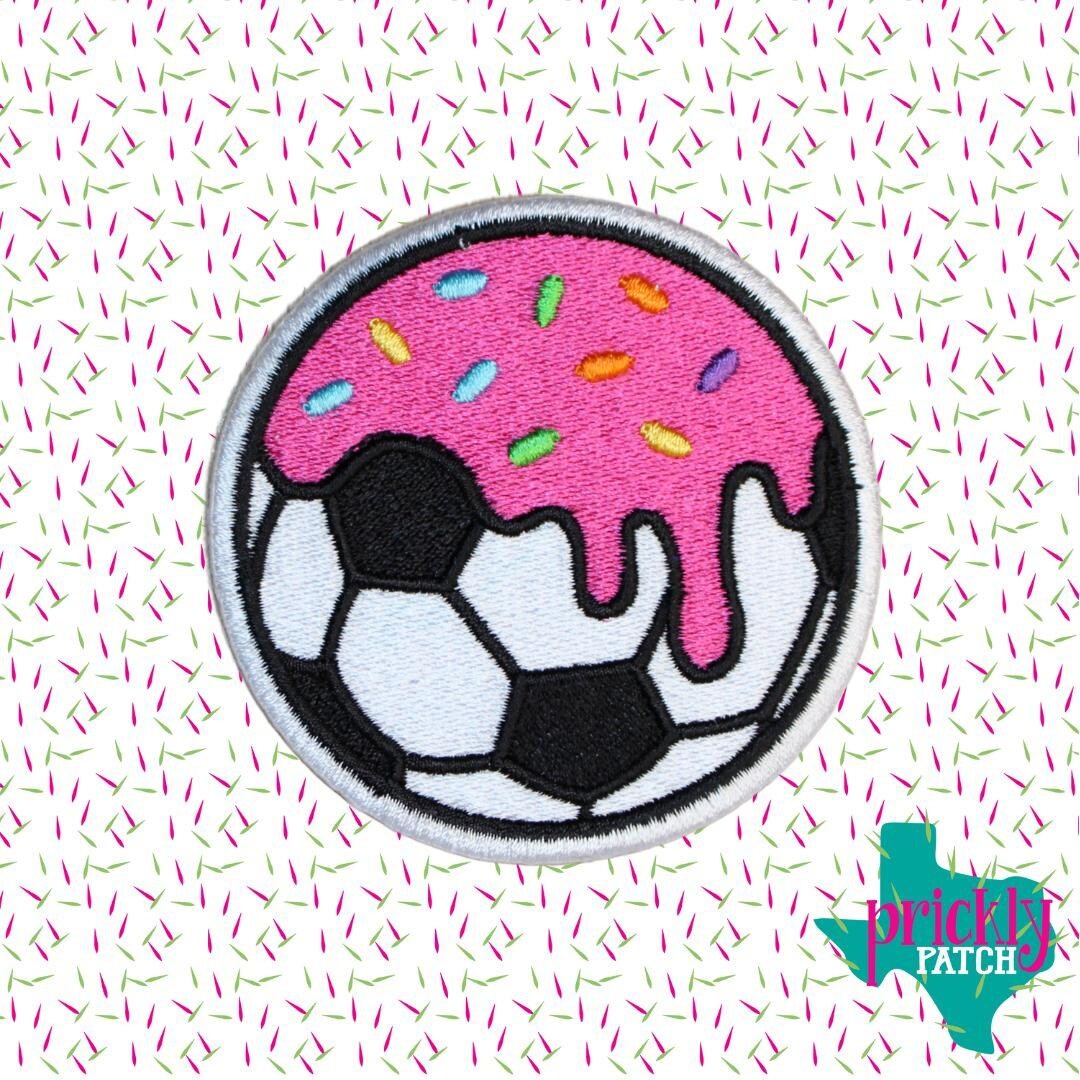 Soccer Drip Patch - Pink - Etsy