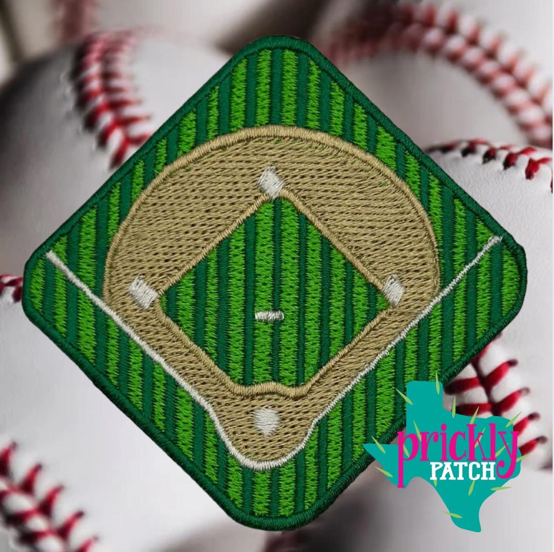 Baseball Field Patch {NEW SIZE} - Etsy