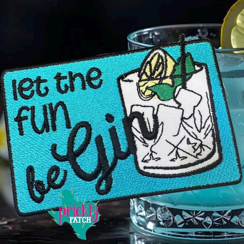Let the Fun Be Gin - Etsy