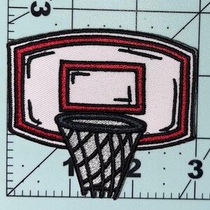 Basketball Goal Patch - Etsy