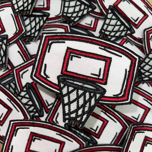 Basketball Goal Patch - Etsy