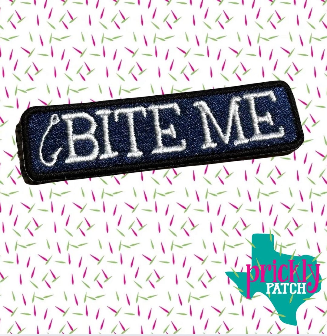 Bite Me Patch - Etsy