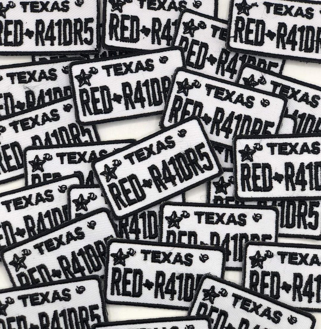 Tech License Plate Patch - Etsy