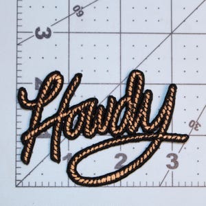 Rope Howdy Patch - Etsy