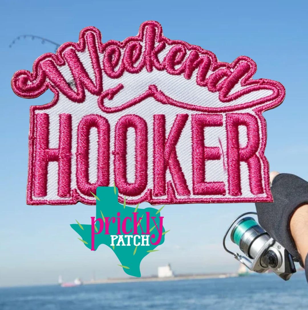 Weekend Hooker Patch - PINK - Etsy