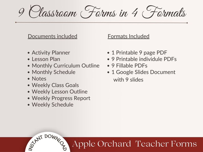 Teacher Form Bundle for Classroom Organization W/ Daily Weekly Monthly ...