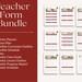 Teacher Form Bundle for Classroom Organization W/ Daily Weekly Monthly ...
