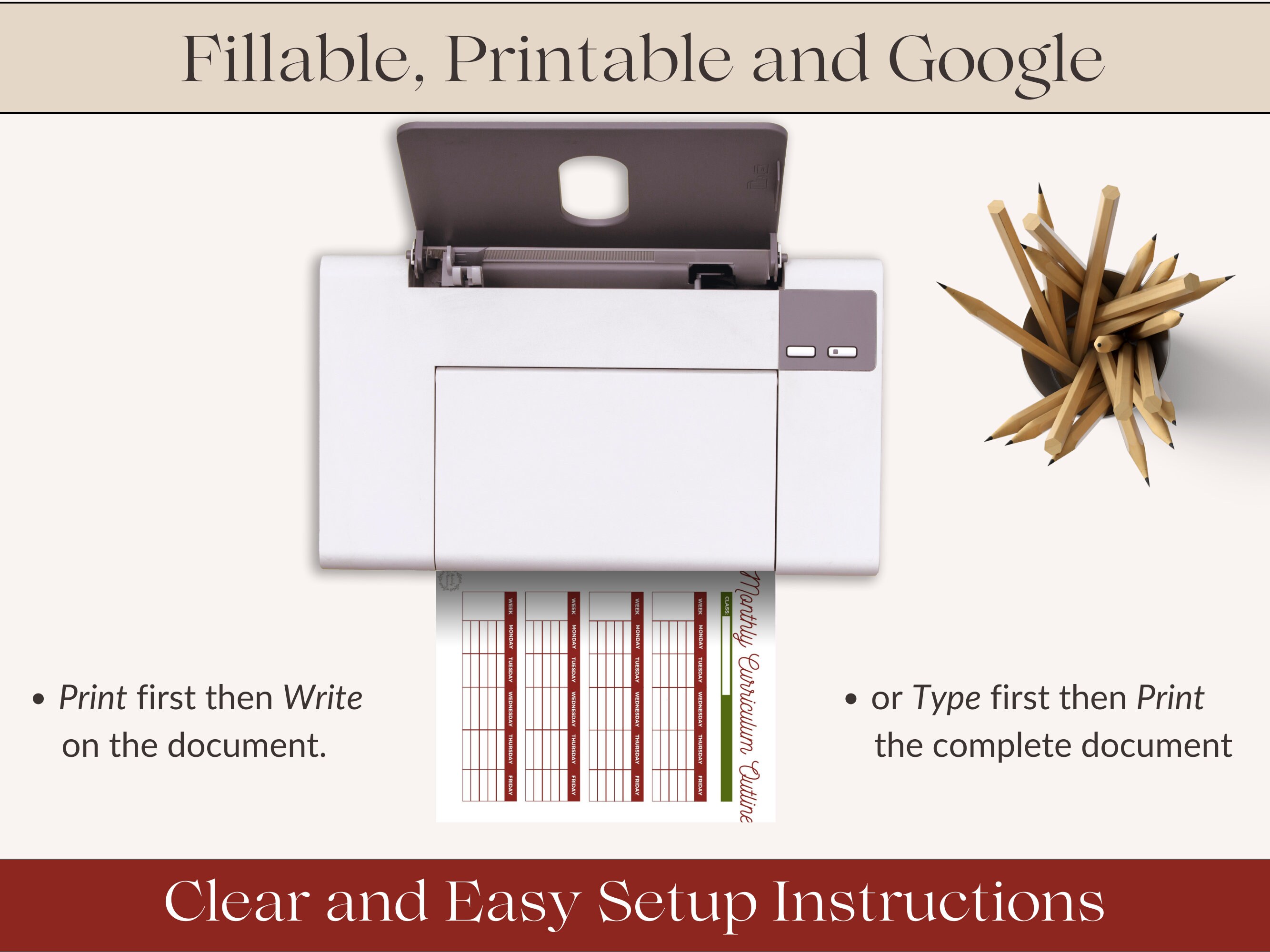 Teacher Form Bundle for Classroom Organization W/ Daily Weekly Monthly ...