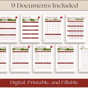 Teacher Form Bundle for Classroom Organization W/ Daily Weekly Monthly ...