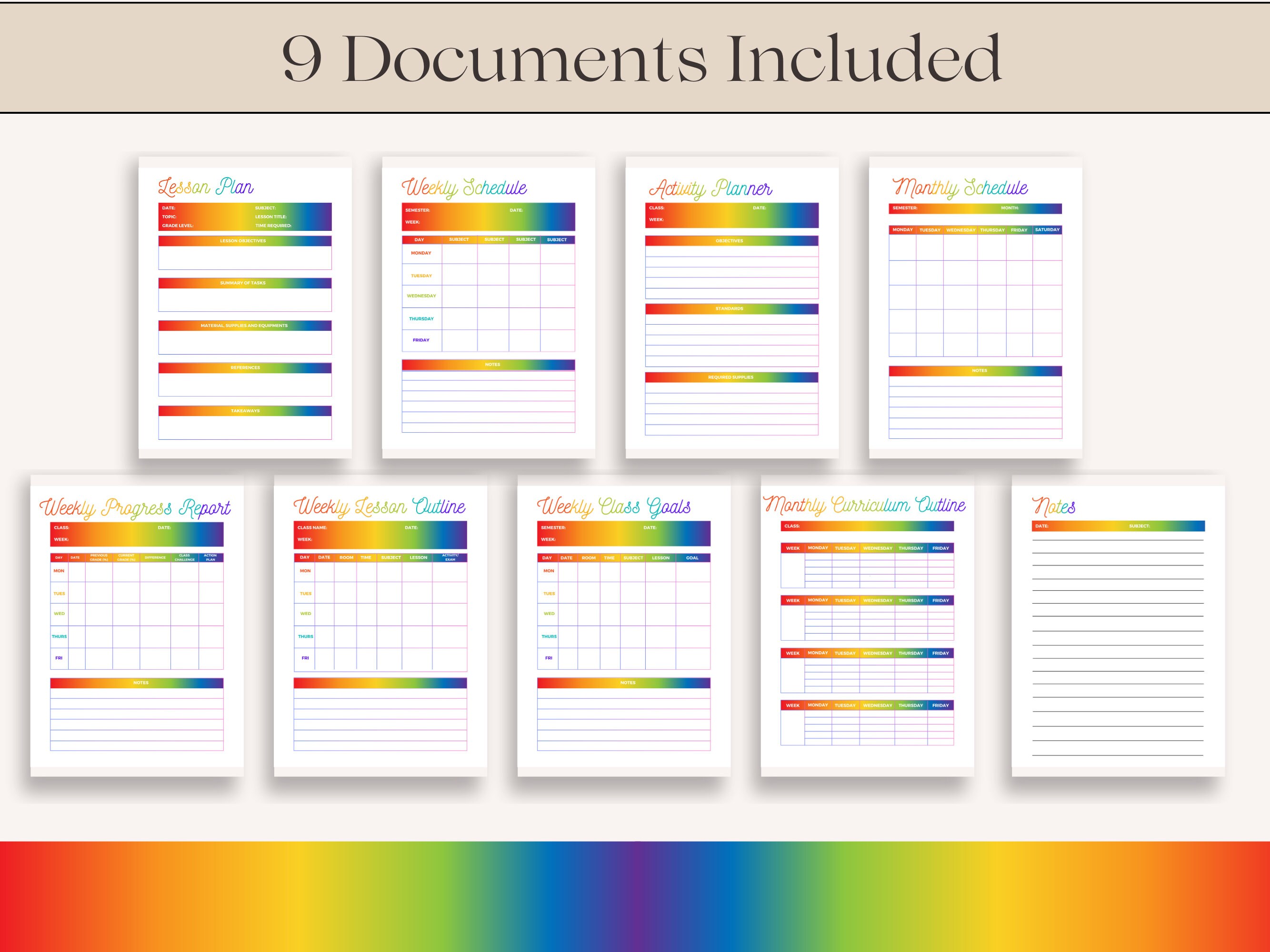 Teacher Form Bundle for Classroom Organization W/ Daily Weekly Monthly ...