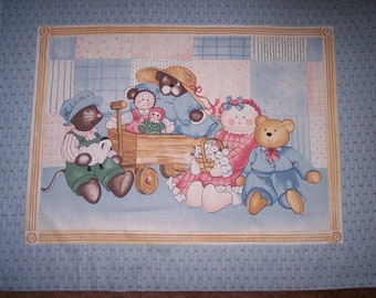 Baby quilt panel | Etsy