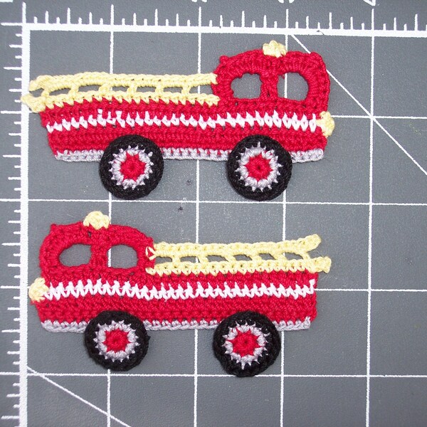 Fire Truck Applique - Etsy