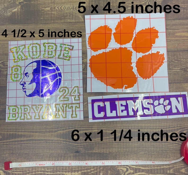 Lakers Kobe Bryant Clemson Tigers Decals Sport Decal Los Angeles LA ...