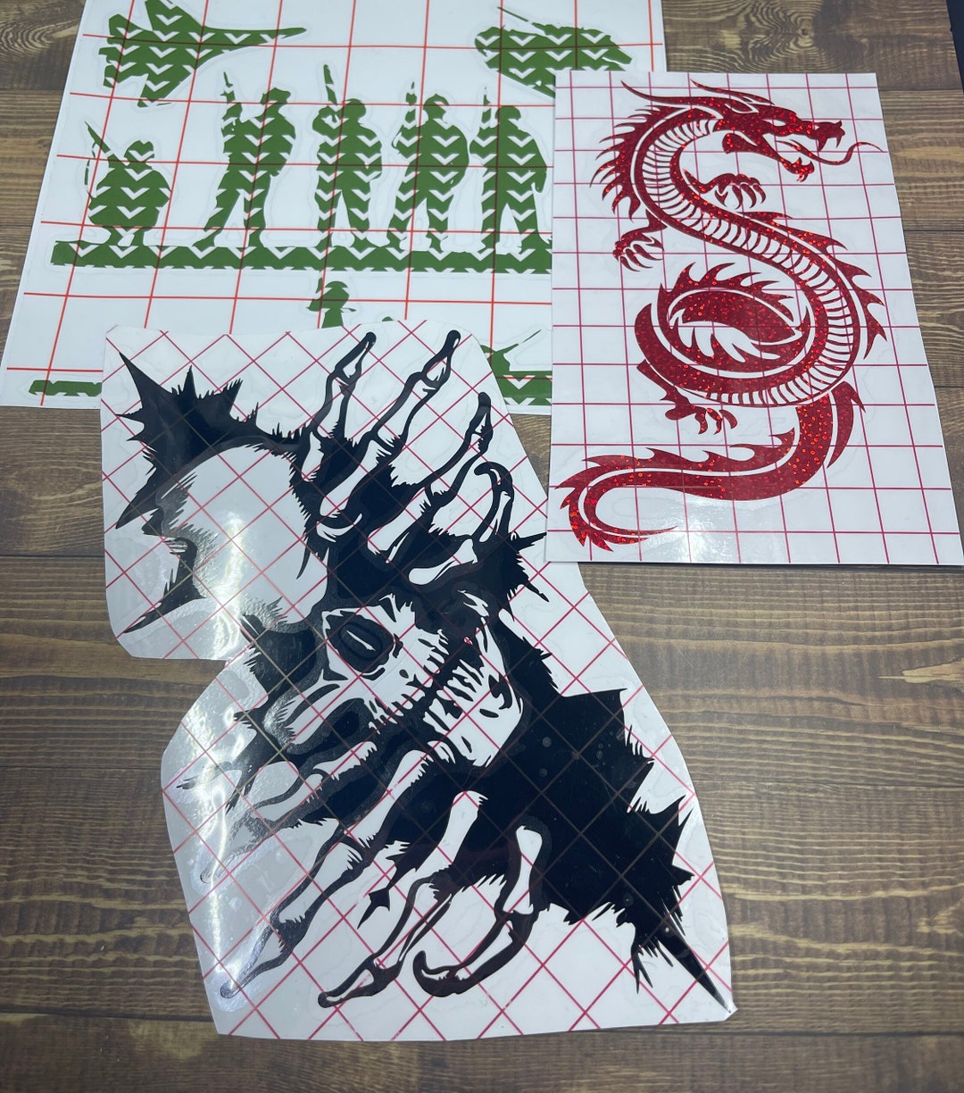 Dragon/ Breakout Skeleton/ Military Decals - Etsy