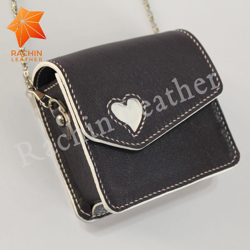 DIY Mini Bag Sewing Template, Handmade Leather Micro Bag Pattern ...