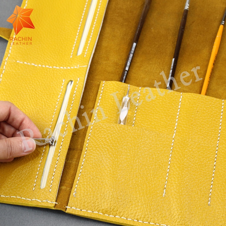 Leather Tool Roll Bag Pattern: DIY Pencil Case (PDF Pattern) - Etsy ...