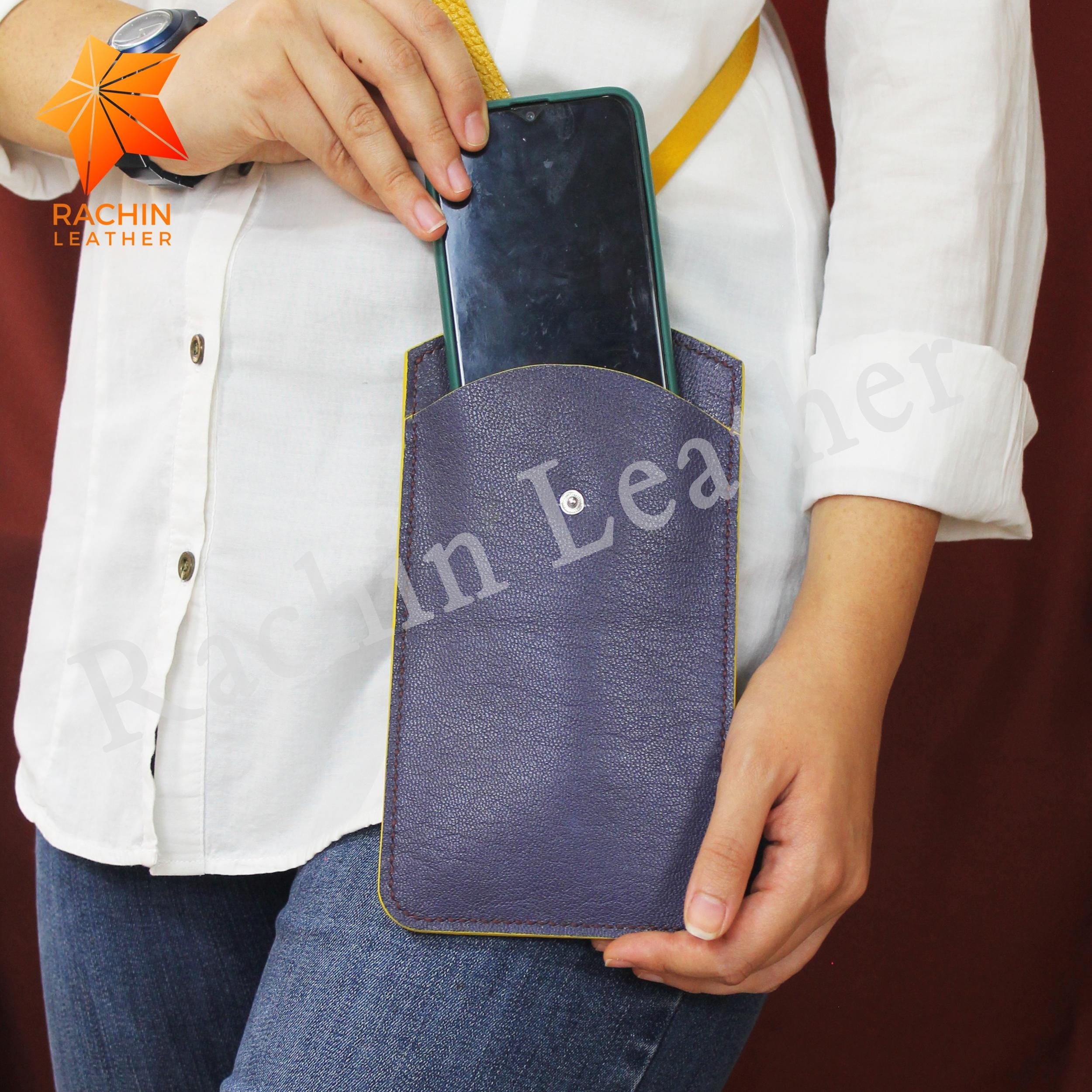 Leather Crossbody Phone Bag Pattern: Sling Bag PDF Template - Etsy