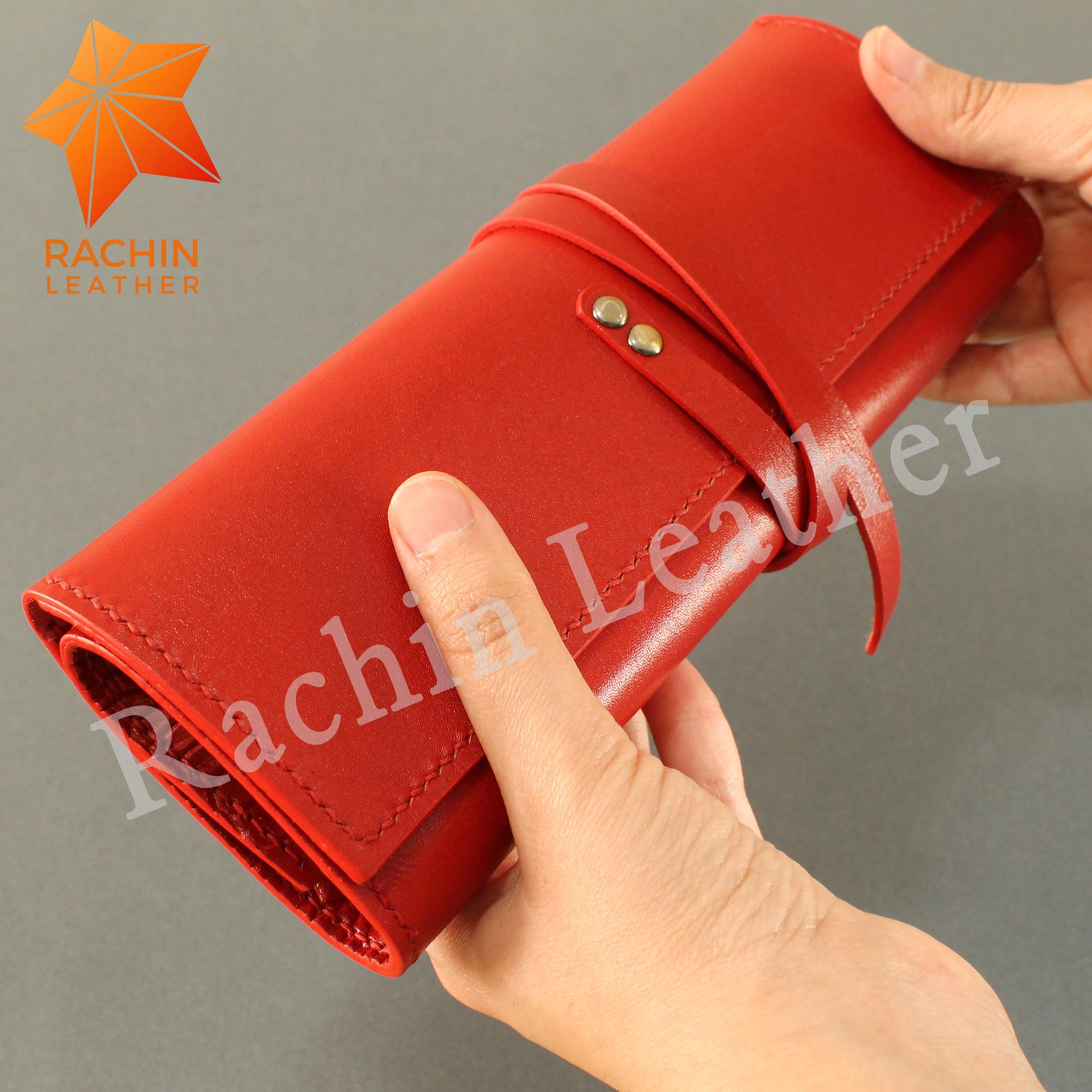 Leather Roll Bag Pattern, Leather Pencilcase Pattern, Leather Tool Roll ...