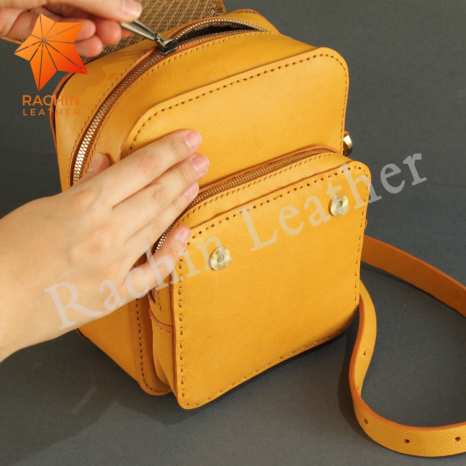 Leather Crossbody Bag Sewing Pattern: DIY PDF Template - Etsy