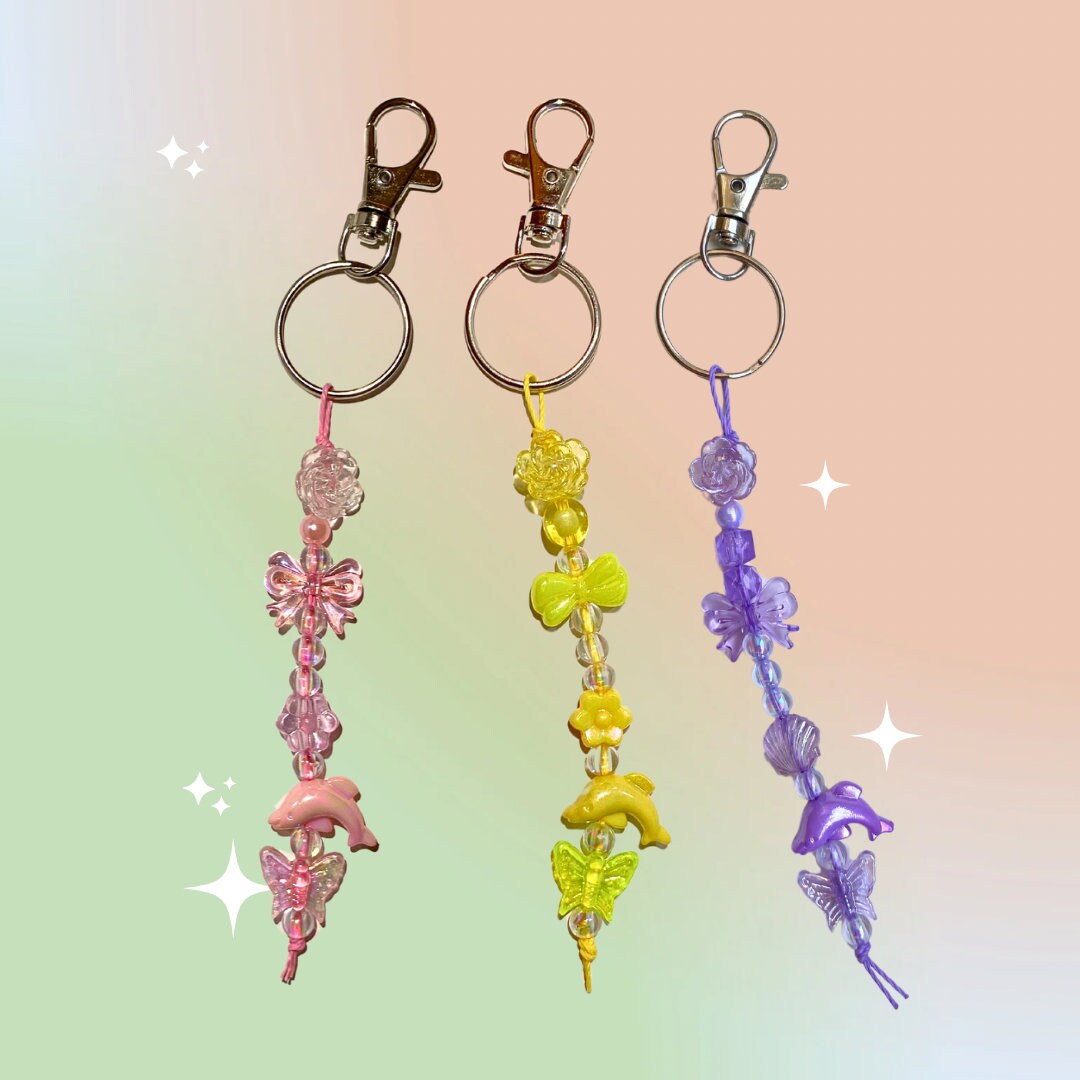 Cute Dolphin Y2K Key Rings / Key Chains / Bag Chains - Etsy