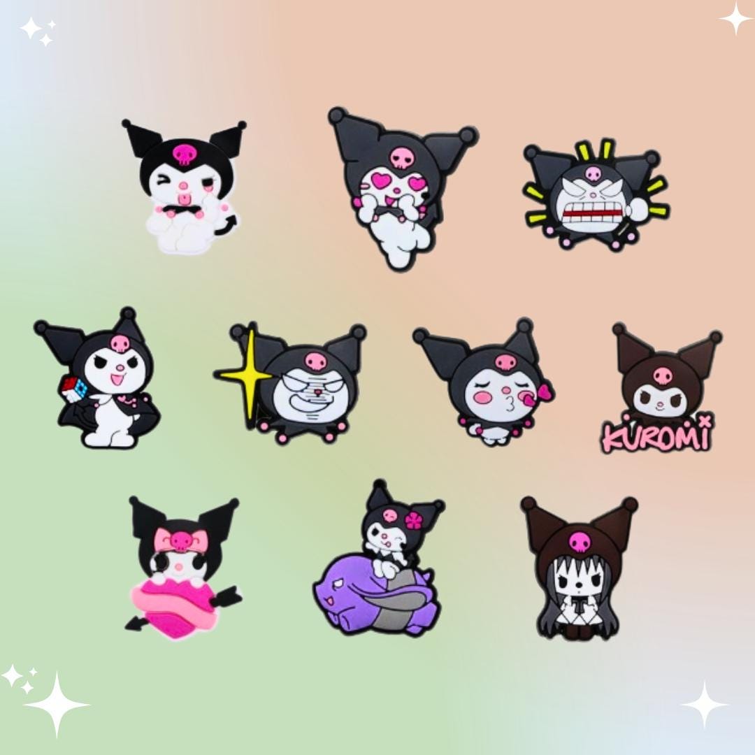 Kawaii Anime Character Inspired Croc / Clog Cute Rabbit Charms Shoe ...