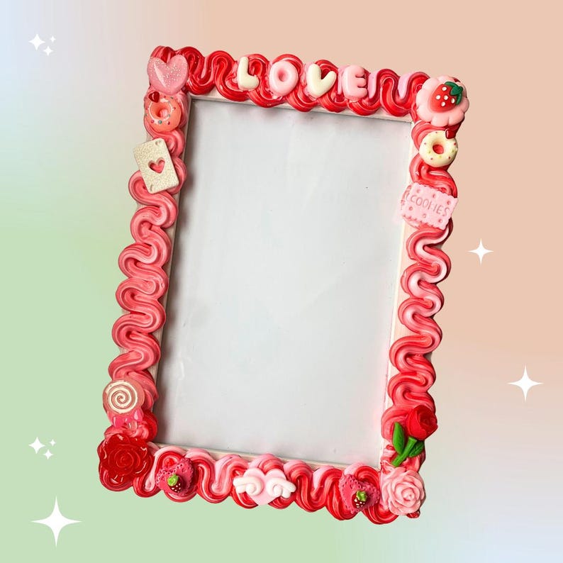 Love Dessert Decoden Photo Frame - Etsy