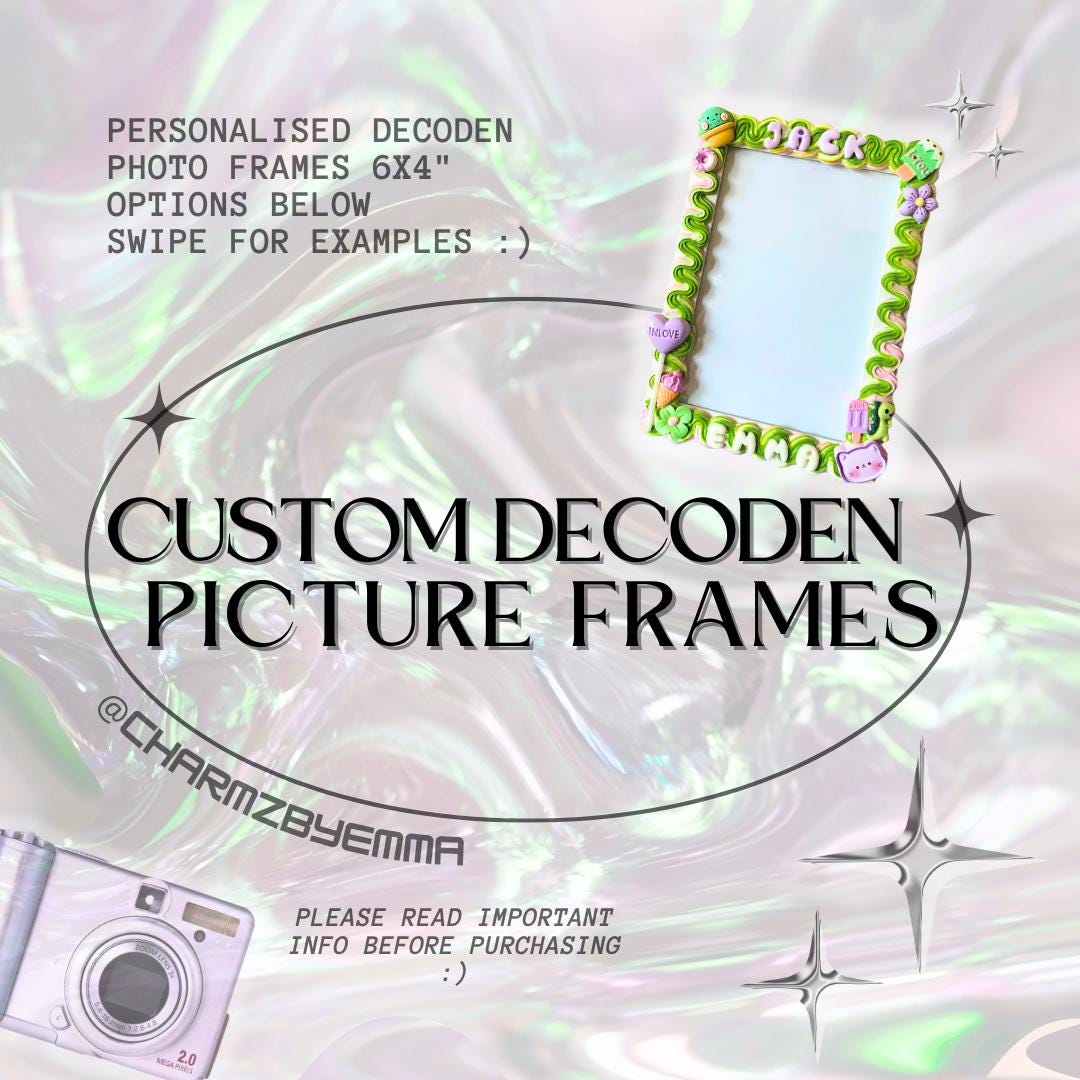 Custom Decoden Cream Photo Frame 6x4” - Etsy