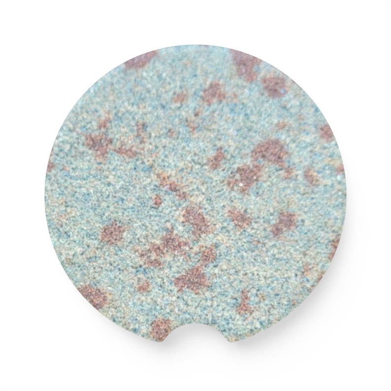 Ocean Stained Stone Soapstone Car Coaster Unique Vehicle Accessory ...