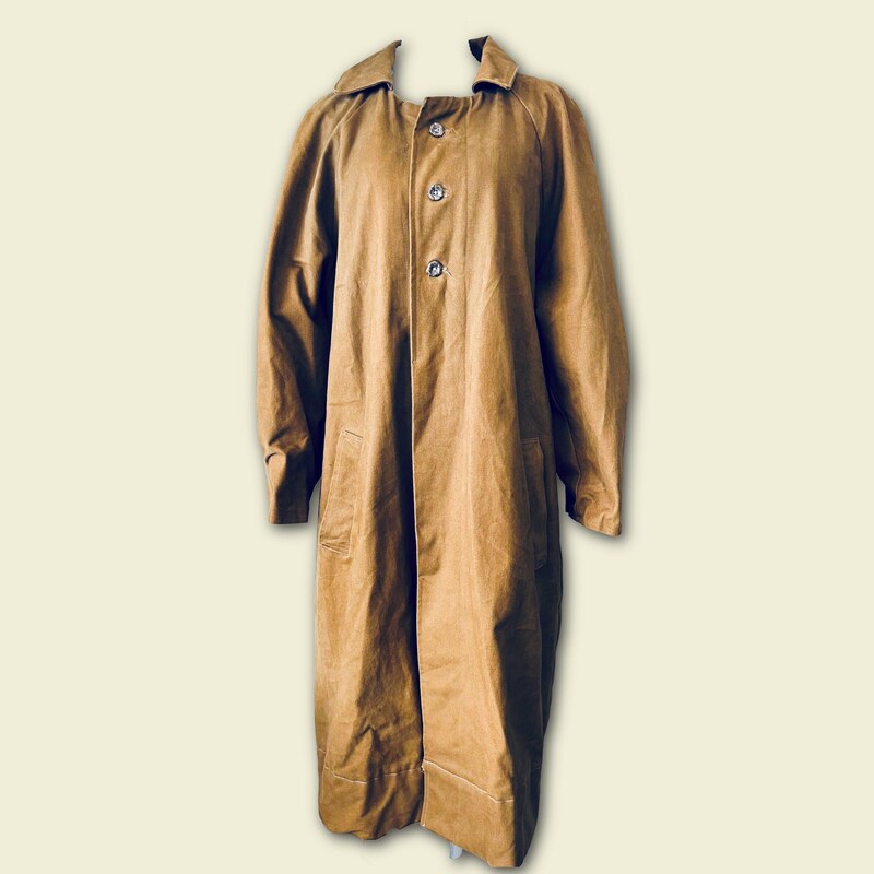 Brown Duster Rain Trench - Etsy UK