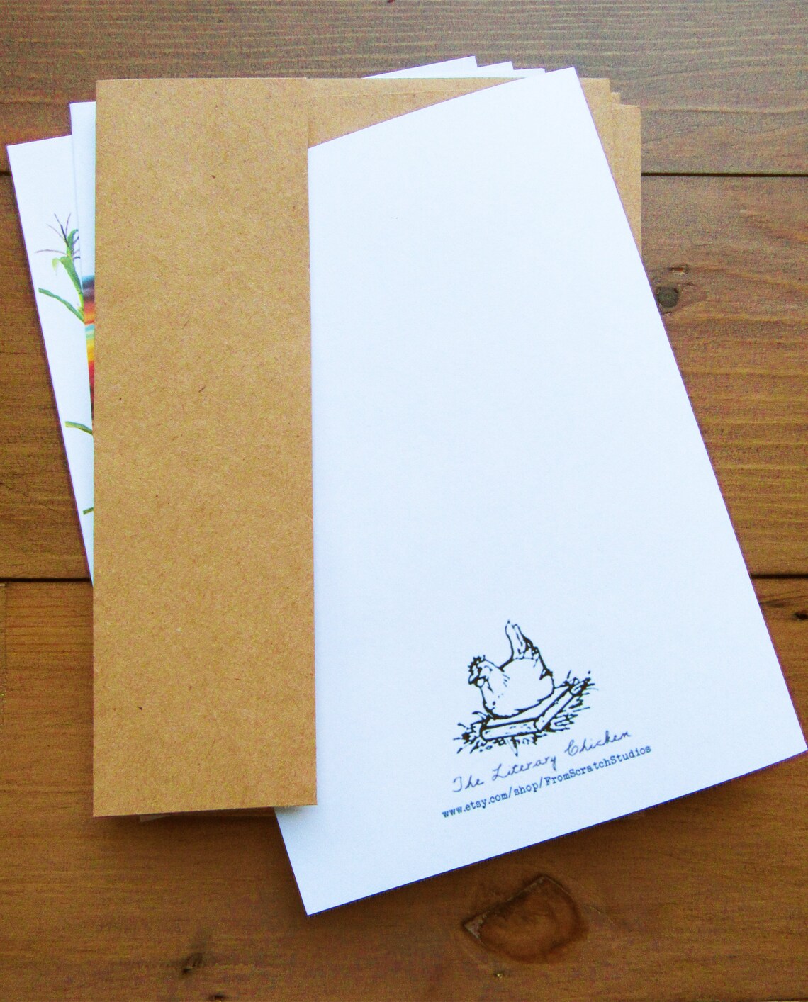 Literary Chicken Greeting Card: Kurt Vonnegut Quote, Developing Our ...